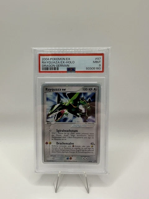 2004 POKEMON EX Dragon Rayquaza Ex - Holo #97 Deutsch PSA 9 Mint Neuwertig EUR 490,00 - PicClick DE