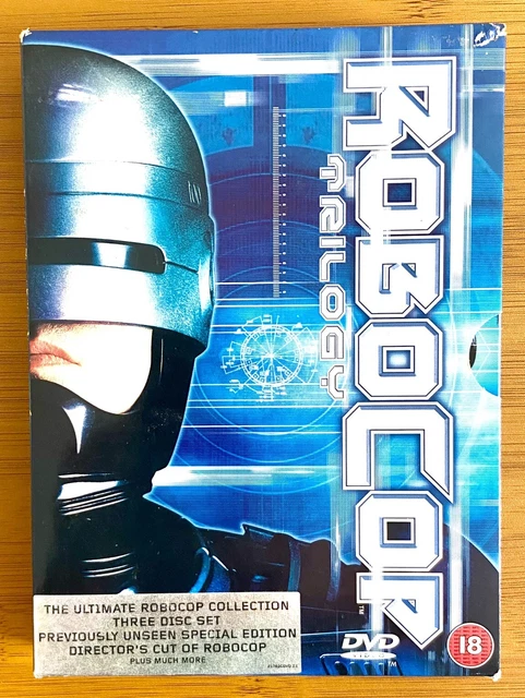 ROBOCOP TRILOGY DVD Box-Set Unseen Director’s Cut & Extra’s Stunning ...