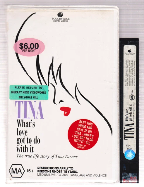 RARE VHS VIDEO Tape TINA WHAT'S LOVE GOT TO DO WITH IT Ex-Rental Big Box Clam EUR 6,71 - PicClick FR