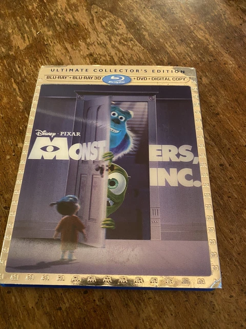 MONSTERS, INC. (BLU-RAY 3D, 2002) Animation Cartoon John Goodman Billy ...