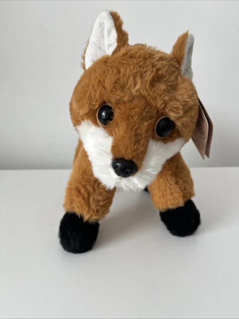 RED FOX PLUSH Soft Toy 24 cm Tall by Eco Earth - new with tags Recycled ...