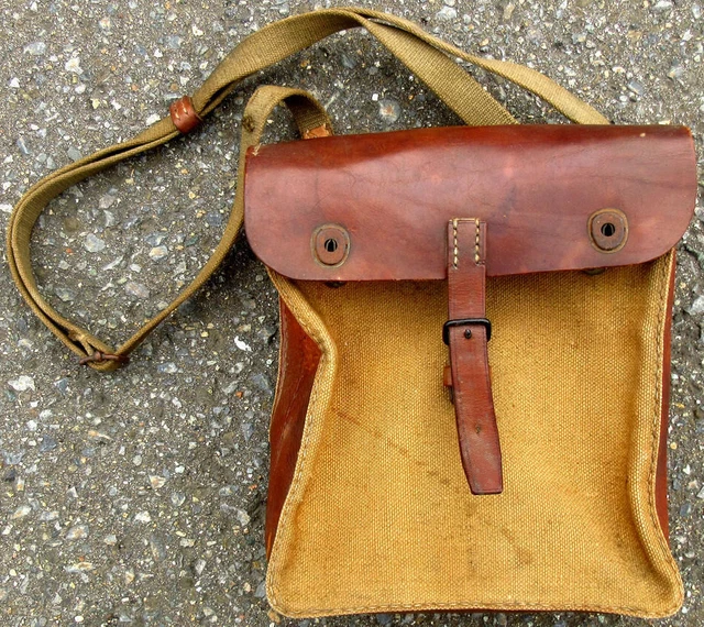 FORMER JAPANESE ARMY Original light machine gun pouch Modified WW2 ...