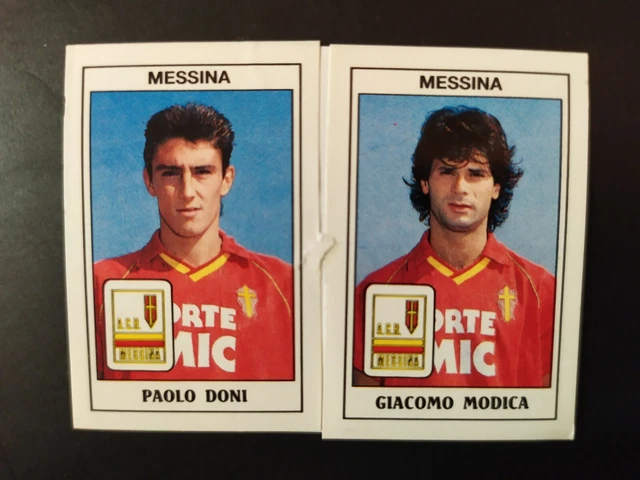 FIGURINA CALCIATORI PANINI 1989/90 MESSINA DONI/... n. 427 OTTIMA ...