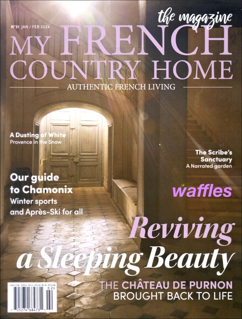 MY FRENCH COUNTRY HOME MAGAZINE * JAN/FEB 2024 * BRAND NEW fancy ...