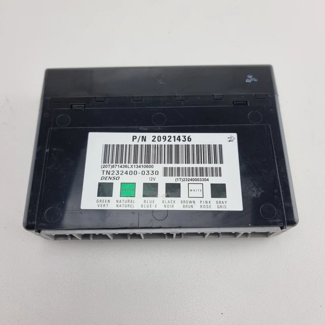 HOLDEN COMMODORE VE ECU BCM 2012 08/06-05/13 P/N 20921436 $178.00 ...
