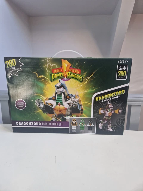 MEGAZORD MIGHTY MORPHIN Power Rangers Building Bricks Blocks Set Hasbro ...