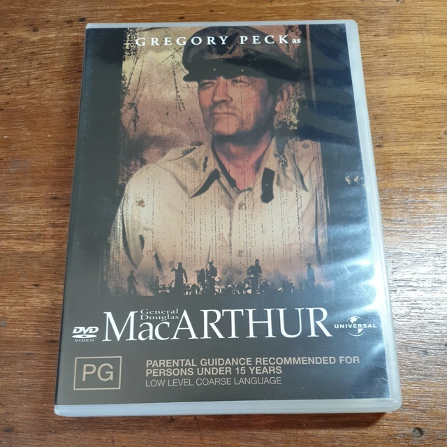GENERAL DOUGLAS MACARTHUR DVD 2003 R4 FREE POST Gregory Peck £4.40 ...