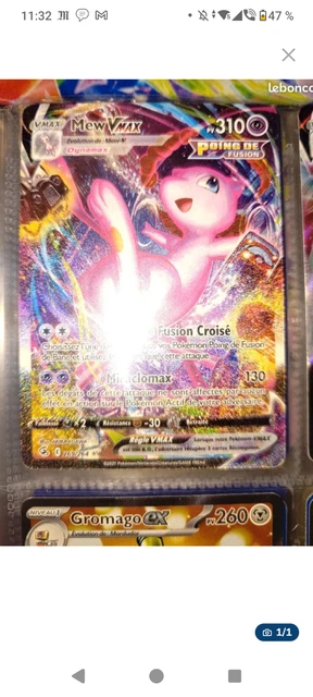 CARTE POKÉMON MEW Vmax Alternative 269/264 Poing De Fusion PCA 9,5 EUR 79,00 - PicClick FR