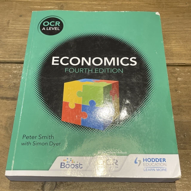 OCR A LEVEL Economics (4th edition) by Peter Smith (Paperback, 2019) £ ...