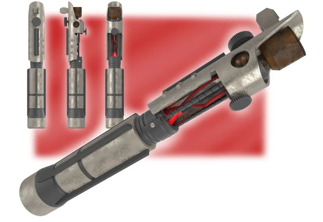 STARKILLERS LIGHTSABER STAR Wars Resin 3d printed DIY model kit 1:1 ...