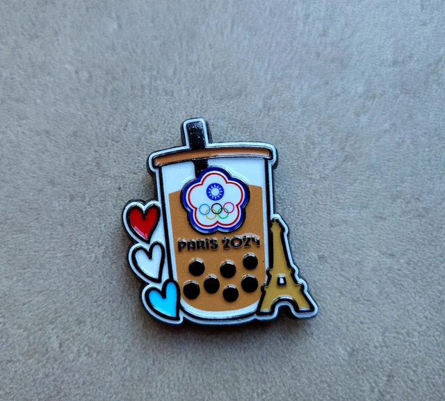 PIN'S MAGNET JO Paris 2024 Jeux Olympiques - Bubble Tea Team Chinese ...