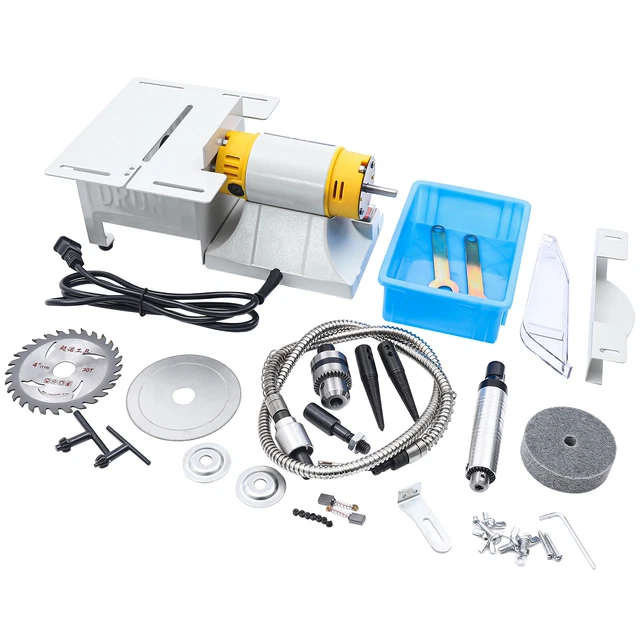 GEM JEWELRY POLISHING Buffer Machine Bench Lathe Polisher Table Saw ...