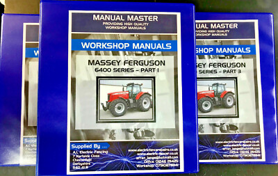 MASSEY FERGUSON MF6400 Series Workshop Service Repair Manual,Fully Printed £169.99 - PicClick UK