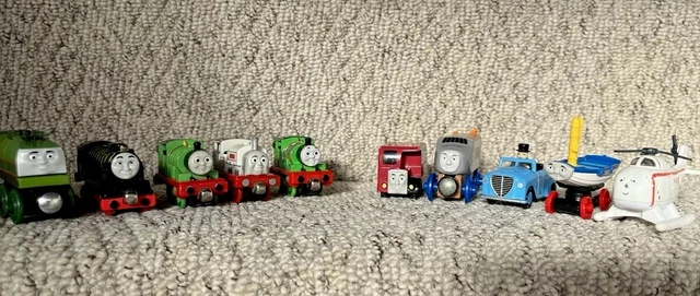 THOMAS THE TANK Engine & Friends 10 Diecast Toy Trains Mattel Bundle ...