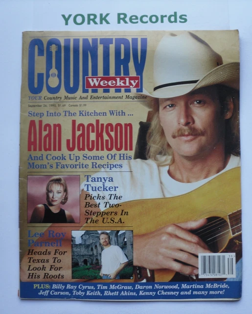 COUNTRY WEEKLY MAGAZINE - September 26 1995 - Alan Jackson / Tanya ...