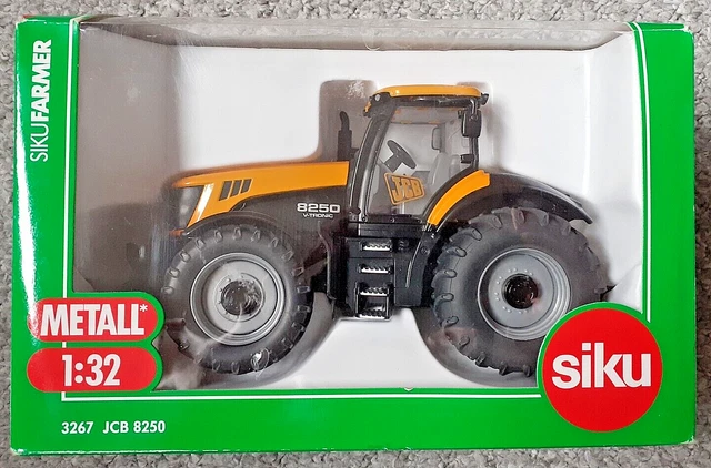SIKU FARMER 3267 Diecast Metal 1:32 Scale JCB 8250 V-Tronic Tractor ...
