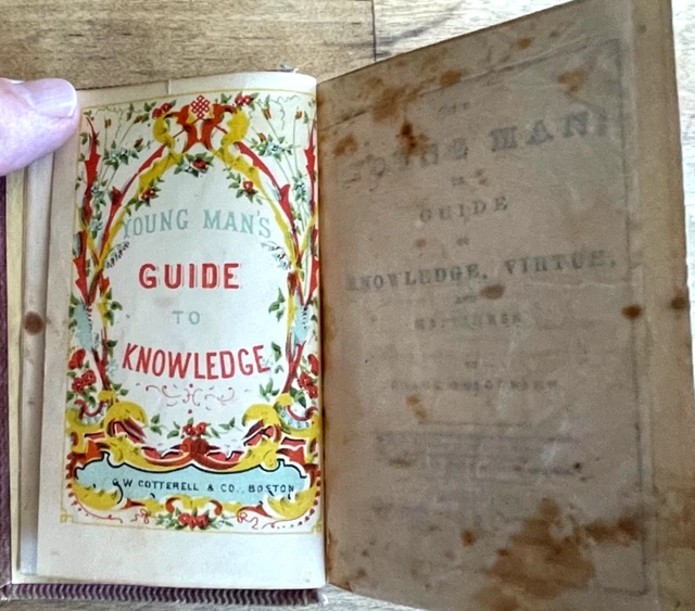 THE YOUNG MAN'S Guide To Knowledge By Frank Ferguson 1848 Book Antique ...