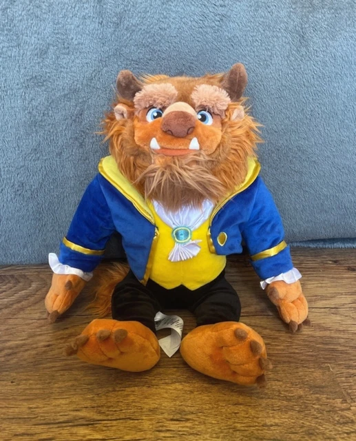 DISNEY STORE BEAST Plush, Soft Toy From Beauty And The Beast 16" £12.00 ...