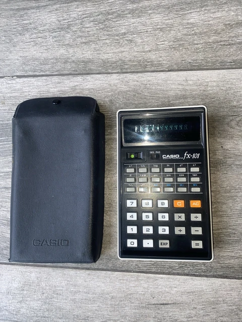 VINTAGE RARE CASIO FX-101 Scientific Calculator Which Is Working £19.99 ...