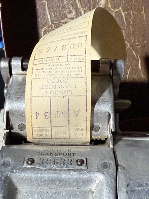 LONDON TRANSPORT GIBSON A14 Ticket Machine (needs attention) 30633 £130 ...