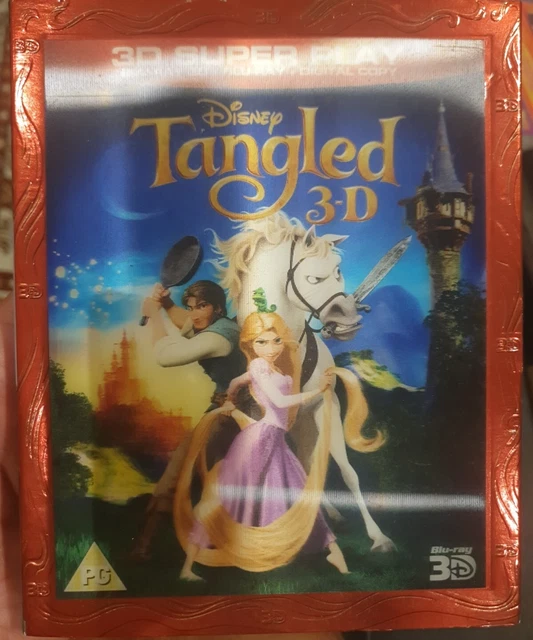DISNEY'S TANGLED 3-D Blu-Ray Animation Cult Cartoon Bluray Rapunzel ...