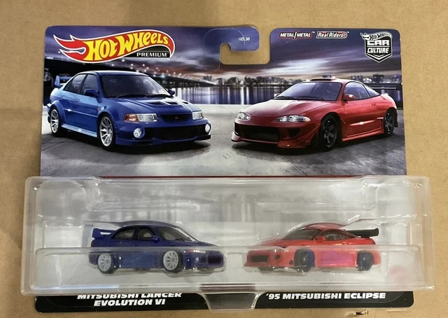 MITSUBISHI EVOLUTION AND Eclipse Twin Pack Car Culture Evo Eclipse Hot ...