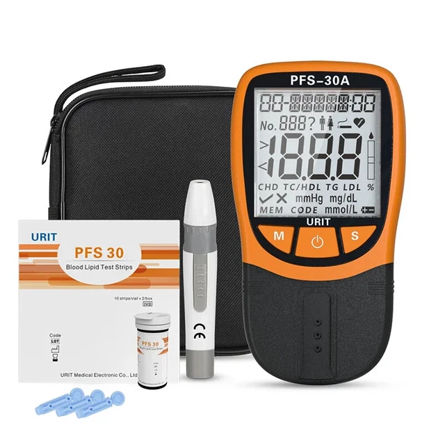 URIT 5-IN-1 BLOOD Lipid Tester Cholesterol Triglyceride Analyzer £52.68 ...
