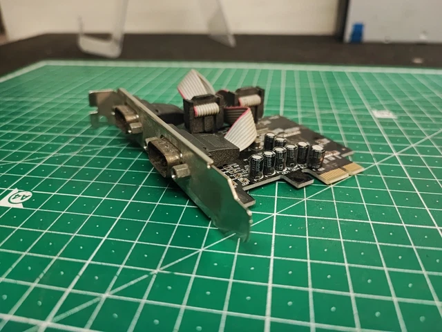 CARTE PCI INTERFACE RS232 /DB25 Female, PCIe/ MOSCHIP EUR 9,90 ...