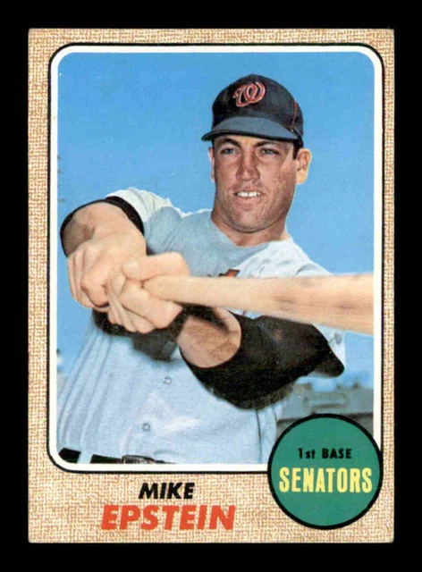 1968 TOPPS #358 Mike Epstein VG/VGEX X2932940 EUR 1,39 - PicClick FR