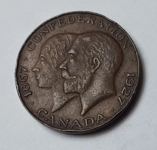 1927 CANADA 60 Years Confederation (King George V & Queen Victoria ...