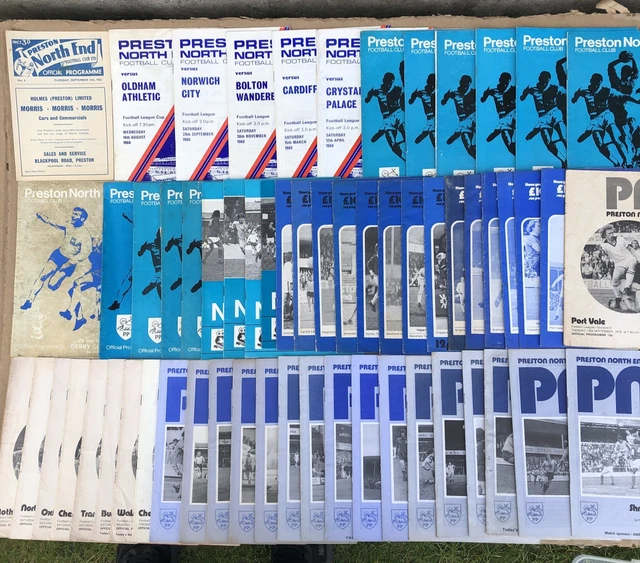 COLLECTION OF PRESTON North End Football Programmes £26.70 - PicClick UK