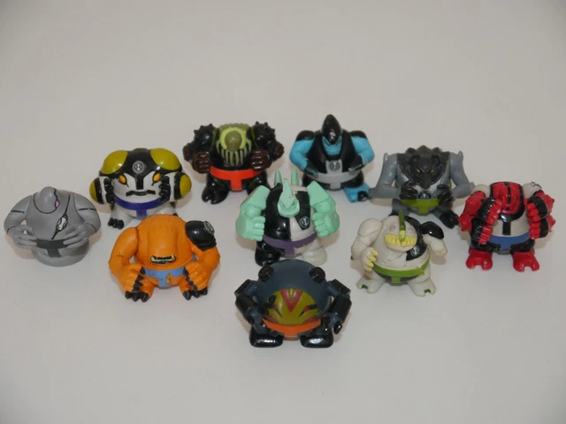 BEN 10 BEN Ten Bundle Sumo Slammers x 10 Figures including Robo Sumo ...
