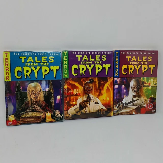 TALES FROM THE crypt complete season 1 to 3 dvd box set horror classic ...