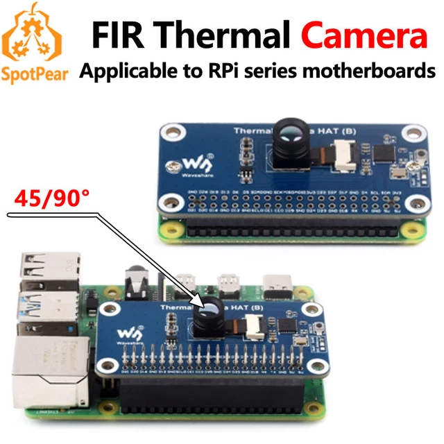 RASPBERRY PI IR Array Thermal Imaging Camera Far infrared 80×62 Pixels ...