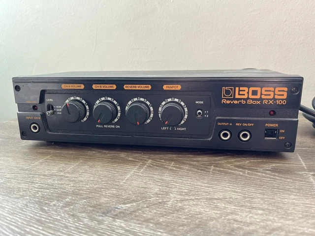 BOSS RX-100 REVERB Box - Classic Spring Reverb Effect Vintage RARE $349 ...