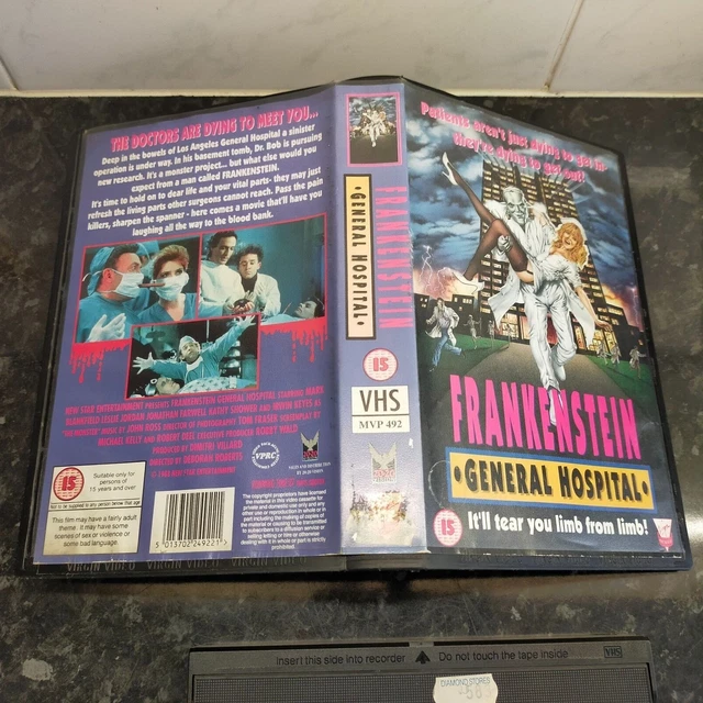 RARE BIG BOX Vhs Video Frankenstein General Hospital EUR 14,03 ...