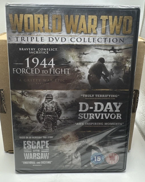 WORLD WAR TWO (Triple DVD Collection) 1944, DDay, Escape Warsaw DVD ...