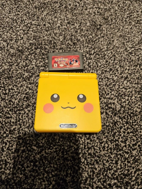 GAMEBOY ADVANCE SP Pokemon Pikachu Edition With Game AGS 001 £114.99 ...