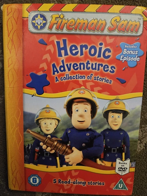 FIREMAN SAM HEROIC Adventures Dvd 5 Story Books On Dvd Inc Bonus ...