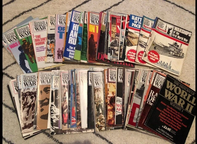 PURNELL'S HISTORY OF the second World War magazine collection $75.00 ...