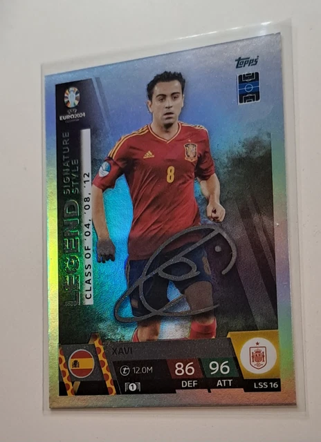 TOPPS MATCH ATTAX UEFA EURO 2024 Xavi Legend Signature Style EUR 1,00 ...