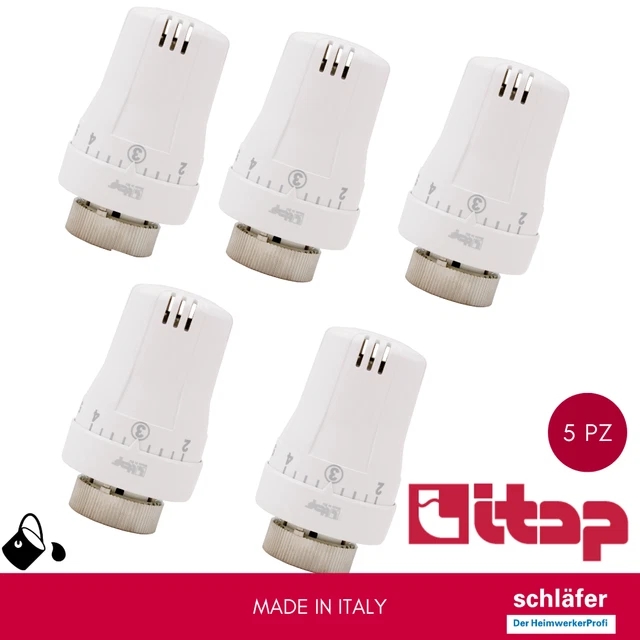 SCHLÄFER I TESTINA di Comando per valvola termostatica Ghiera M30x1,5 ...