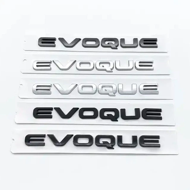 FÜR RANGE ROVER Evoque Schriftzug Embleme Aufkleber Logo Flache Badge ...