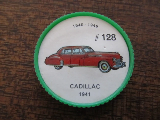 VINTAGE JELLO PICTURE Wheel Coin Auto #128 Cadillac 1941 $5.00 ...