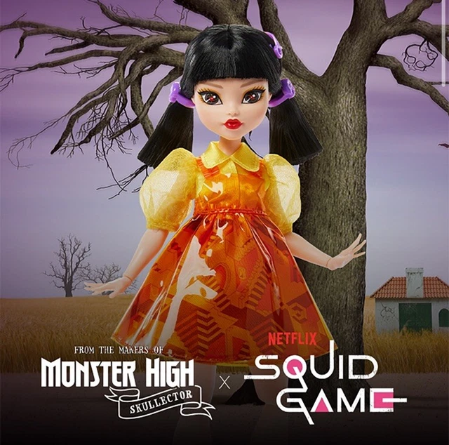 MONSTER HIGH SKULLECTOR Netflix Squid Game Young-Hee Doll SOLD OUT $185 ...