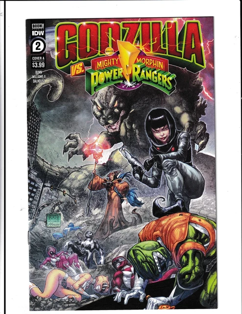 GODZILLA VS. MIGHTY Morphin Power Rangers #2 (2024) IDW Comics $6.99 ...