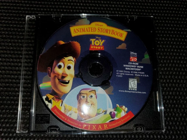 DISNEY'S TOY STORY Animated StoryBook (Windows/Mac 1998) CD-ROM ...