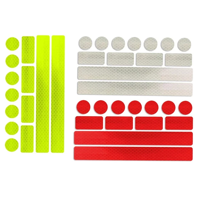NEW REFLECTIVE-STICKERS REFLECTOR Reflector-Tape 3 Set Of Reflectors ...