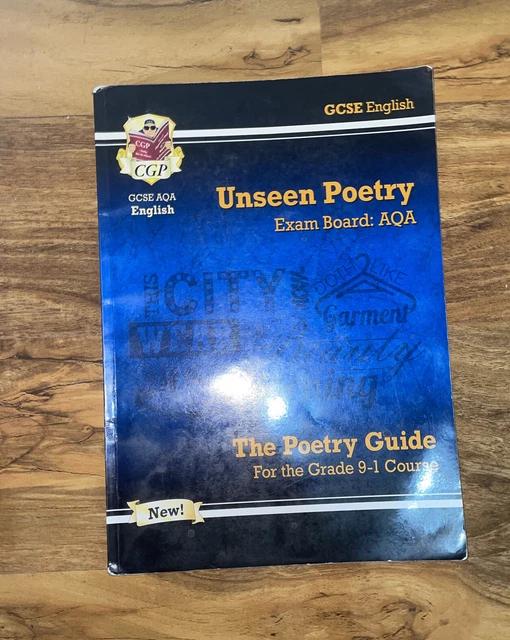 NEW GCSE ENGLISH AQA Unseen Poetry Guide - Book 1 includes Online ...