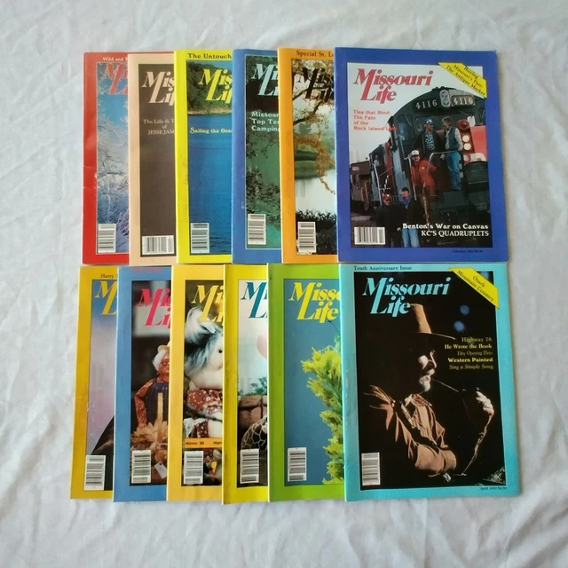VINTAGE MISSOURI LIFE Magazine Back Issues 1982-1983 Lot of 12 $35.99 ...